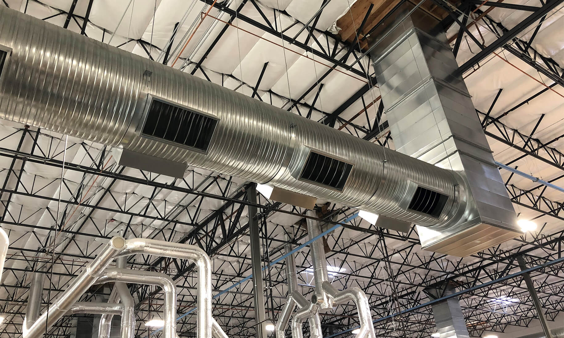 Footprint Manufacturing Facility | Custom HVAC Ductwork